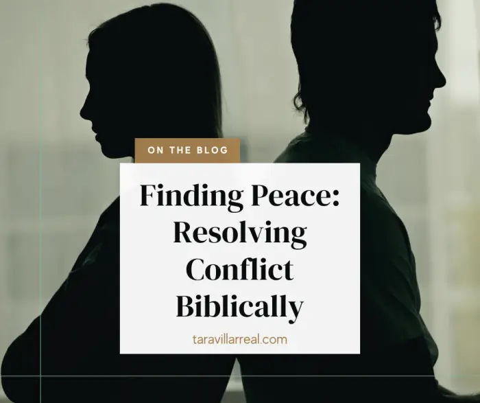 Biblical Principles for Conflict Resolution - Tara Villarreal ...